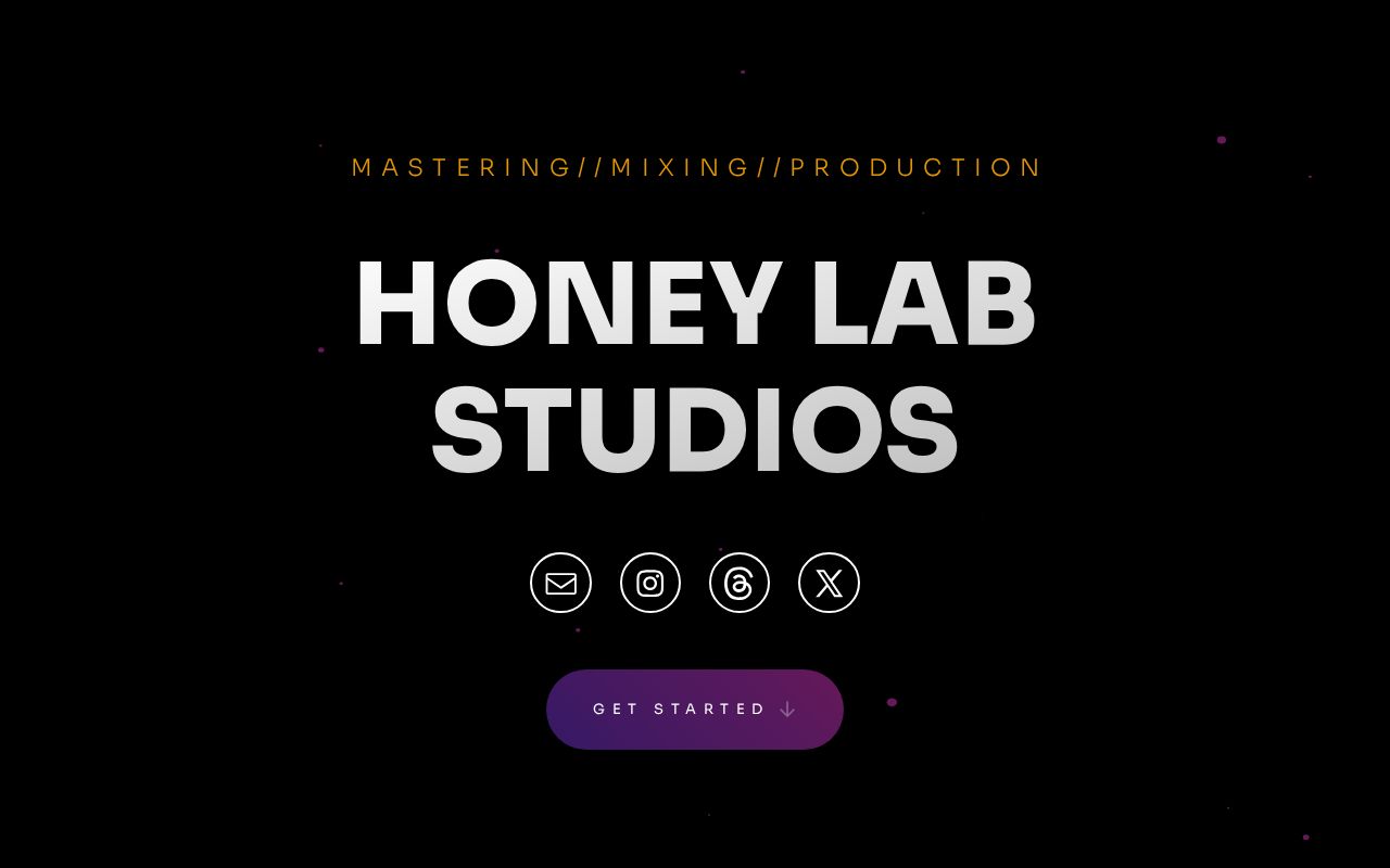 Honey Lab Studios Website